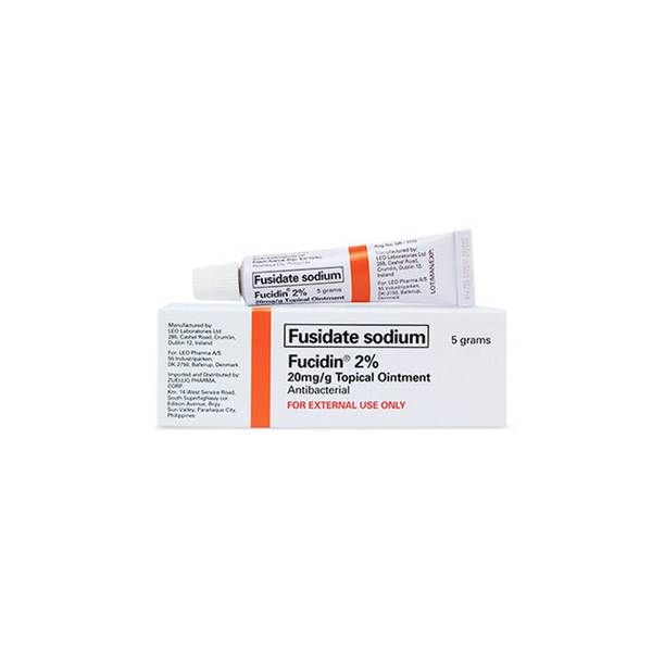 FUCIDIN Sodium Fusidate 20mg / g Ointment 5g price in the Philippines ...